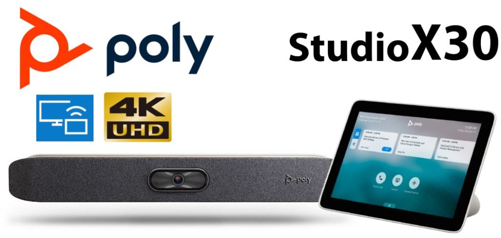 Poly Studio X30 - Polycom Studio X30 Accra- 4k Video - Content Sharing