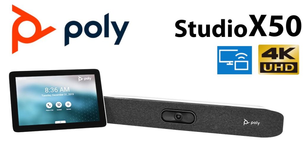 Polycom Studio X50 Accra - Poly Studion X50 - Native Zoom Support